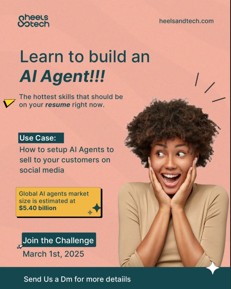Join the AI Agent Mastery Challenge Webinar Registration – Heels and Tech